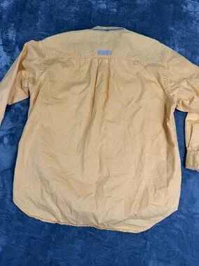 Bob Resort | Shirts | Bob Resort Mens Washed Yellow Embroidered ...